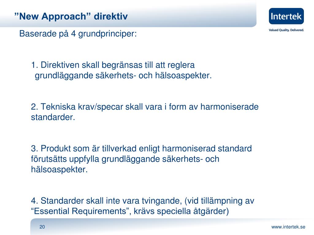 PPT - CE-märkning och EU-direktiv PowerPoint Presentation, free ...