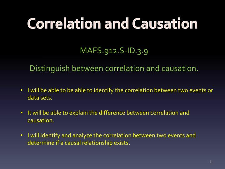 PPT - Correlation and Causation PowerPoint Presentation - ID:3501587 PPT - Correlation and Causation PowerPoint Presentation - ID:3501587