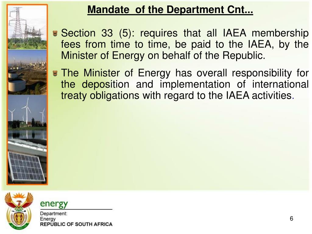 PPT - Ratification of the Amendments of the International Atomic Energy ...