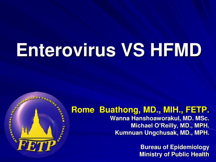 PPT - Enterovirus VS HFMD PowerPoint Presentation, free download - ID ...