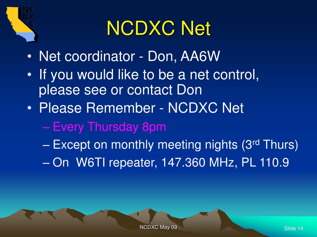 PPT - Welcome to Northern California DX Club PowerPoint Presentation ...