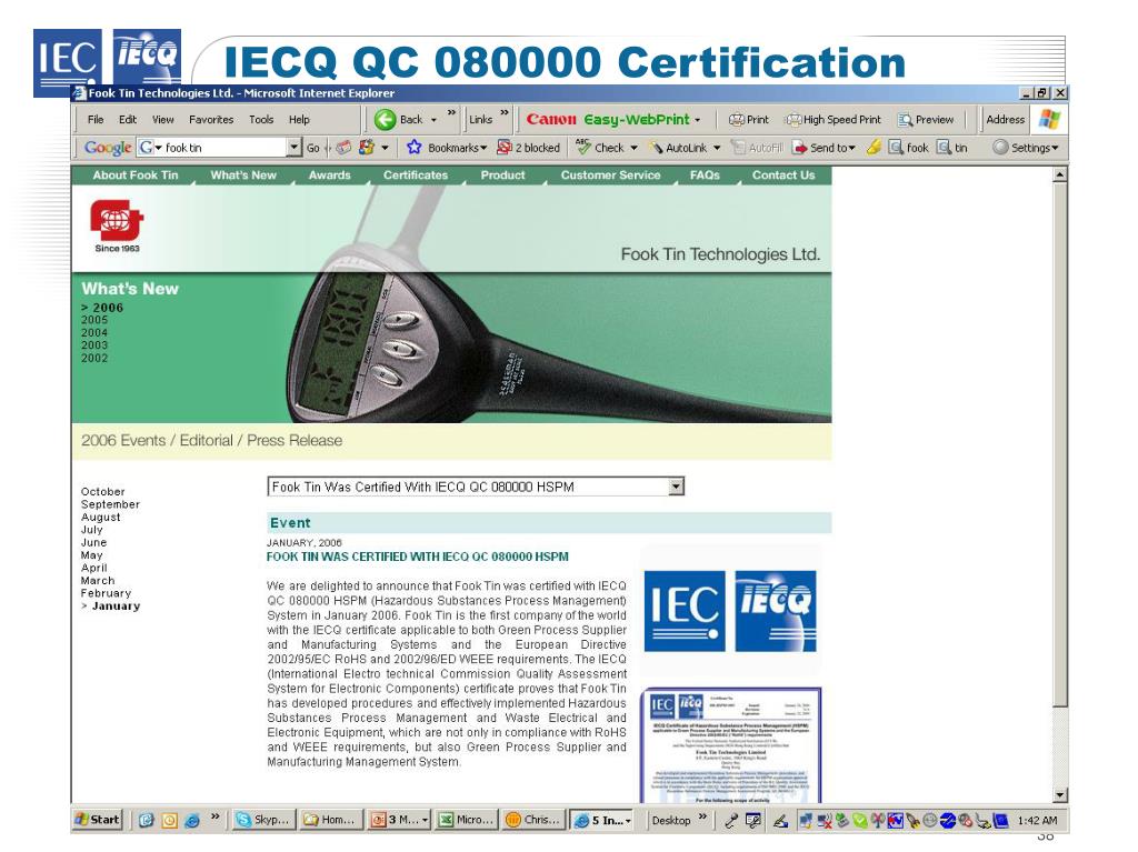 PPT - Chris Agius Executive Secretary IECQ PowerPoint Presentation ...