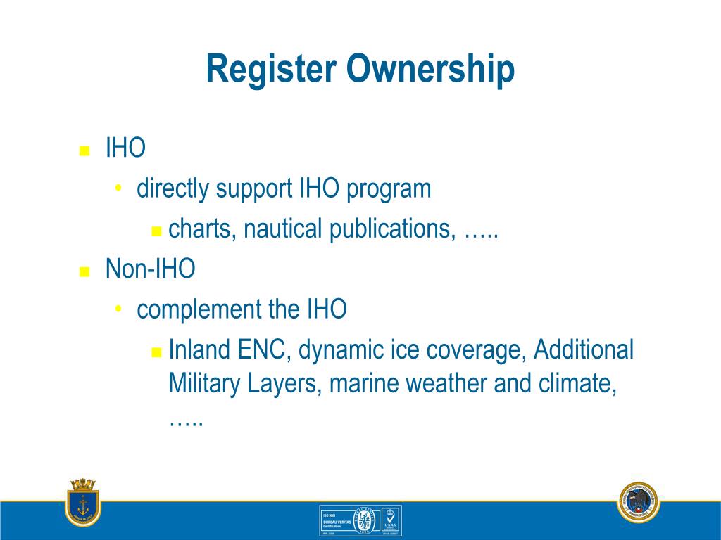 PPT - The International Hydrographic Organization (IHO) and PowerPoint ...