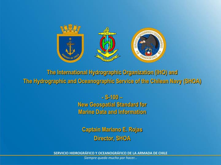 PPT - The International Hydrographic Organization (IHO) and PowerPoint ...