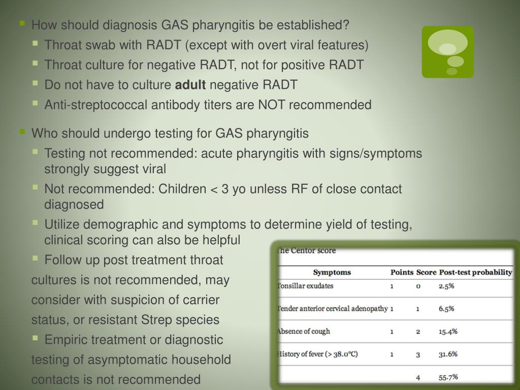 PPT - Streptoccocal Pharyngitis and Appropriate use of Antibiotics ...