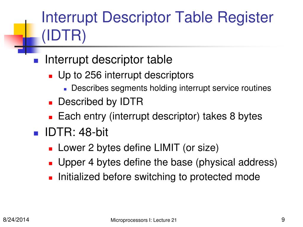 PPT - 16.317: Microprocessor System Design I PowerPoint Presentation ...