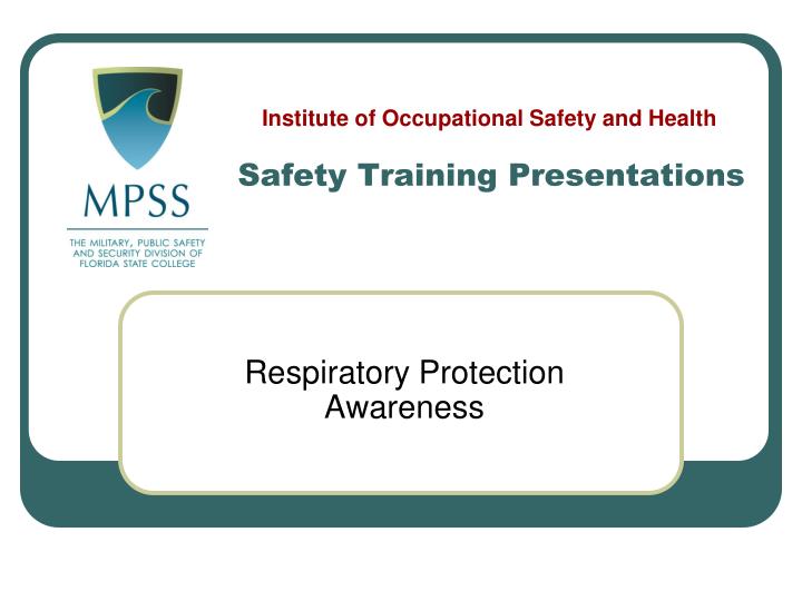 PPT - Safety Training Presentations PowerPoint Presentation, free ...