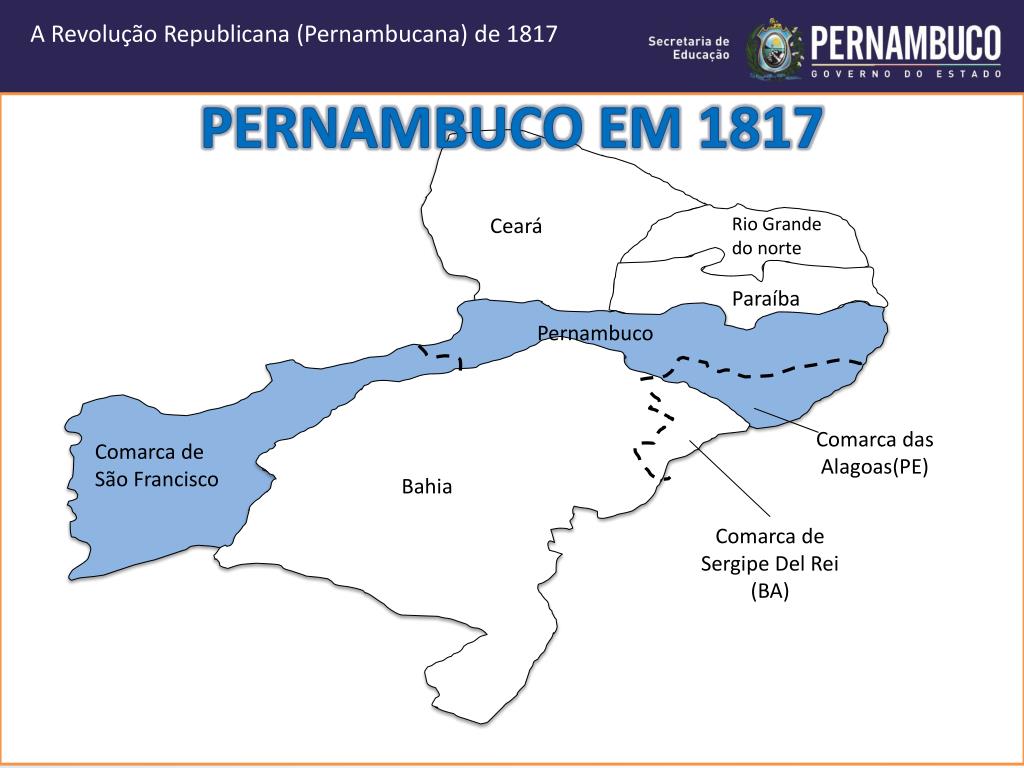 PPT - REVOLUÇÃO REPUBLICANA (Pernambucana) DE 1817 PowerPoint ...