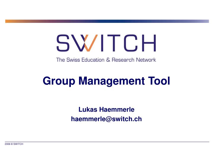 PPT - Group Management Tool PowerPoint Presentation, free download - ID ...