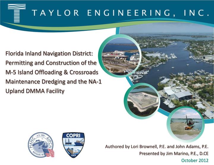 PPT - Florida Inland Navigation District: Permitting and Construction ...