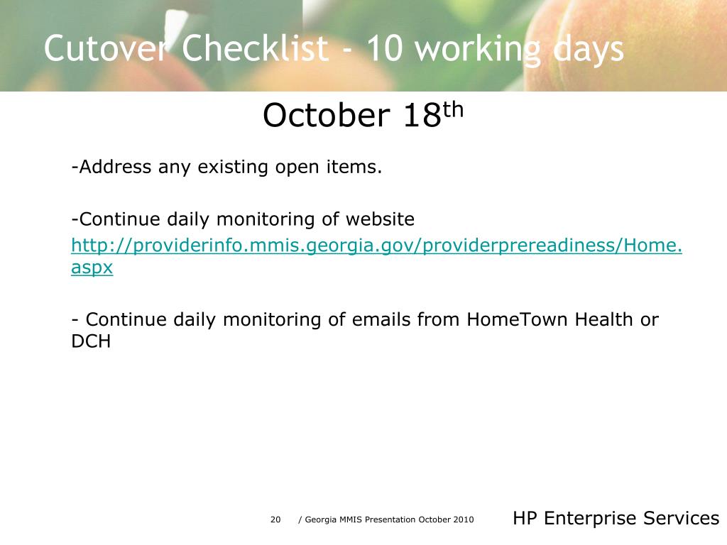 PPT - HP Enterprise Services HomeTown Health Presentation PowerPoint ...