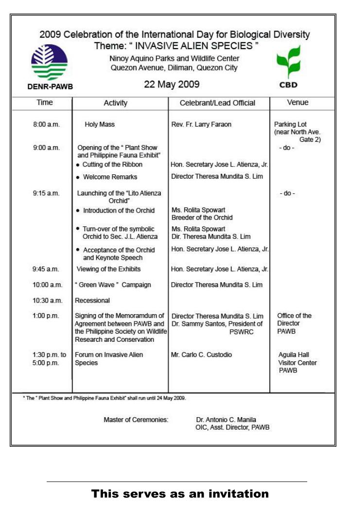 PPT - This serves as an invitation PowerPoint Presentation, free ...