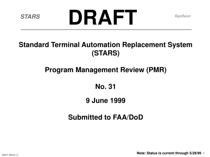 PPT - Standard Terminal Automation Replacement System (STARS) Program ...