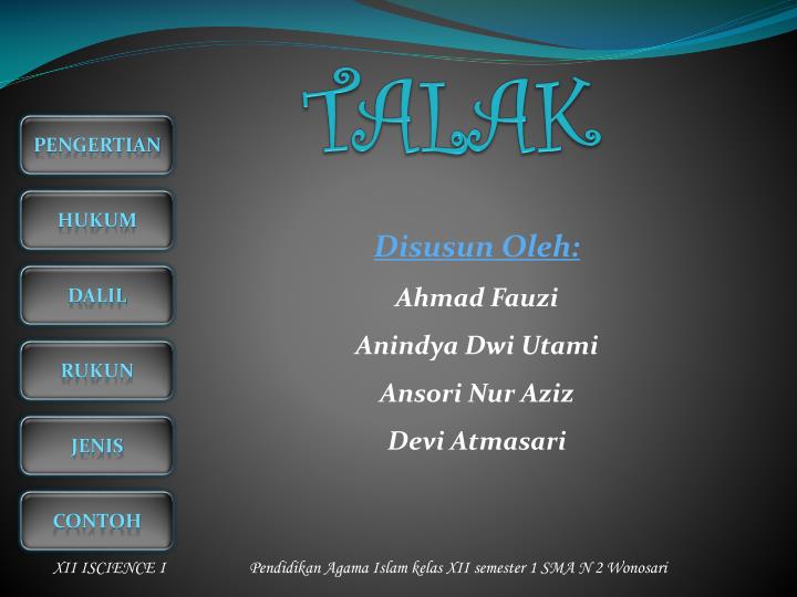 PPT - TALAK PowerPoint Presentation, free download - ID:3505434
