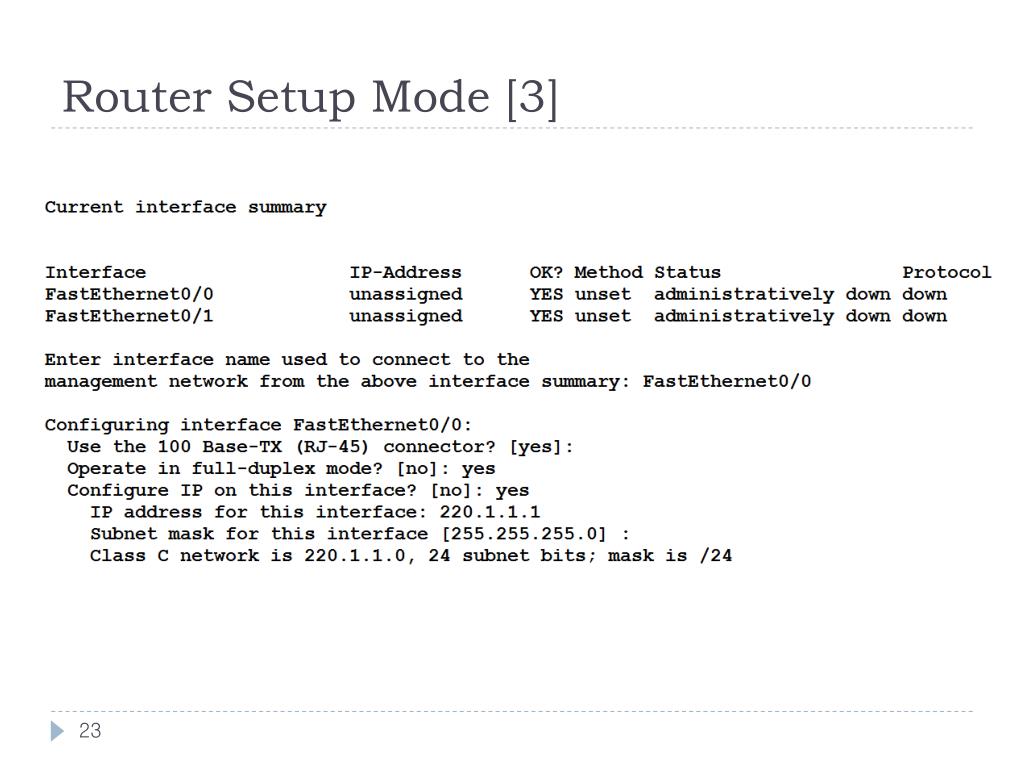 PPT - 4 주차 . 라우터의 기초 II PowerPoint Presentation, free download - ID:3505509