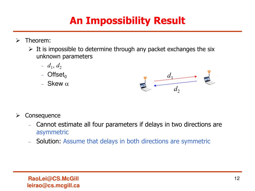 Ppt Distributed Time Synchronization Over Multihop Wireless Sensor