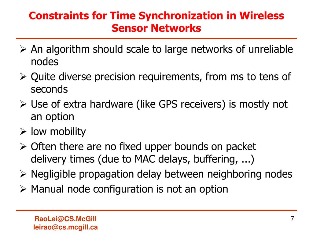 Ppt Distributed Time Synchronization Over Multihop Wireless Sensor Networks Powerpoint 9043