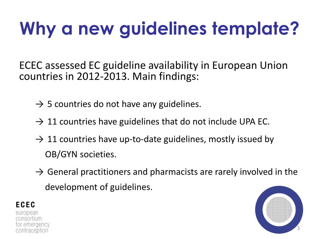 PPT - Emergency contraception: a guideline for service provision in ...