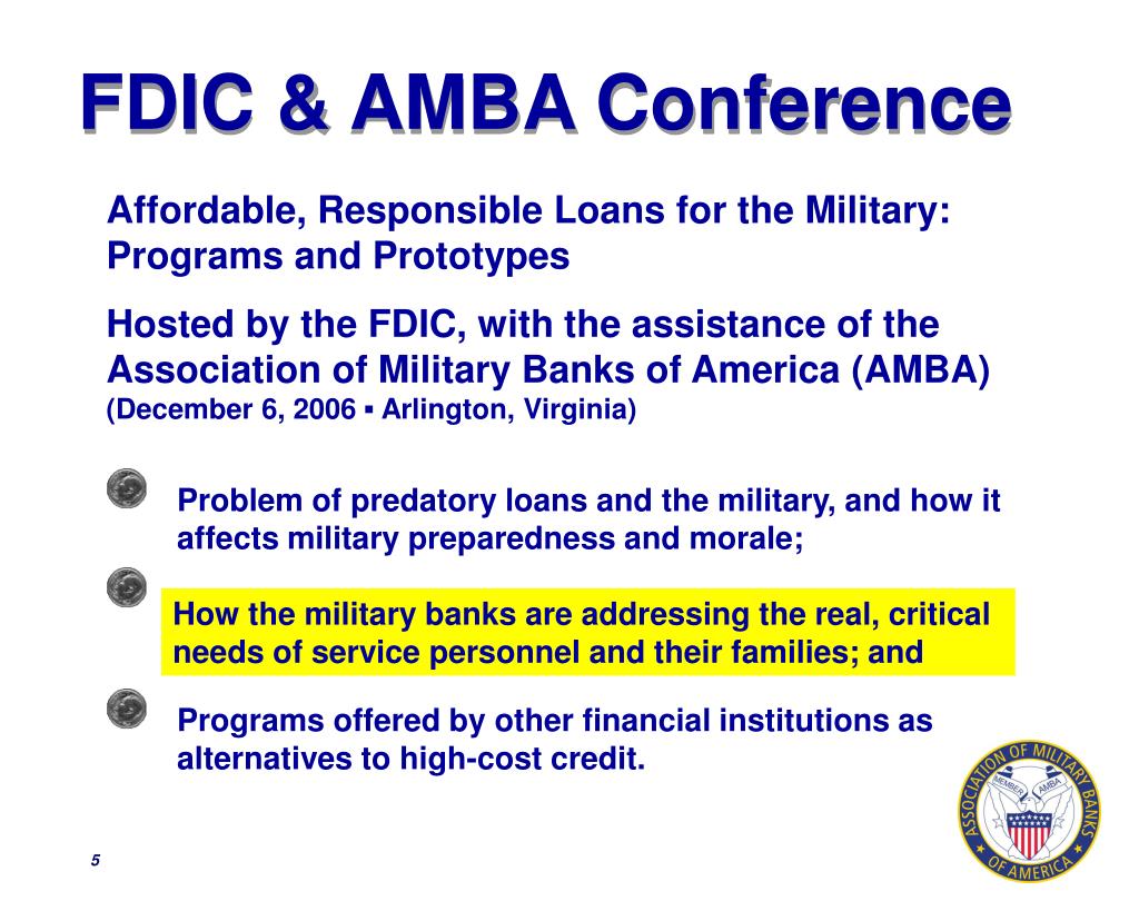 PPT - Association of Military Banks of America PowerPoint Presentation ...