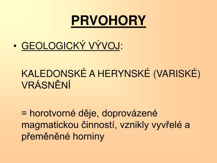 PPT - HISTORIE PLANETY ZEMĚ PowerPoint Presentation - ID:3506061