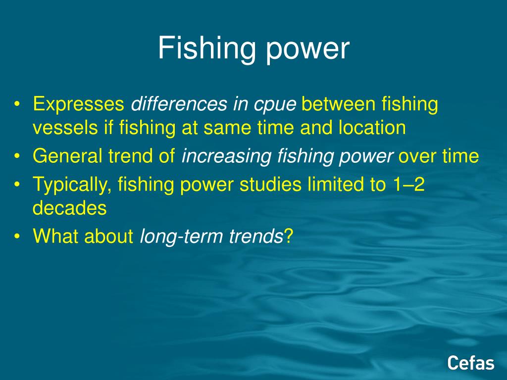 PPT - 120 years of change in fishing power of English North Sea ...