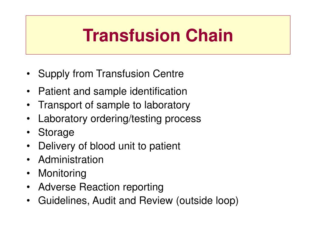 PPT - Blood Transfusion Dr Emer Lawlor, IBTS 3rd February 2003 ...
