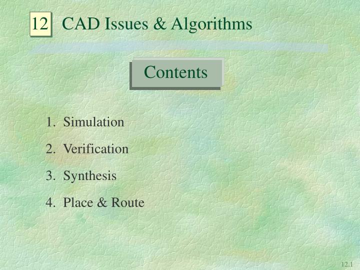 PPT - 12 CAD Issues & Algorithms PowerPoint Presentation, free download ...