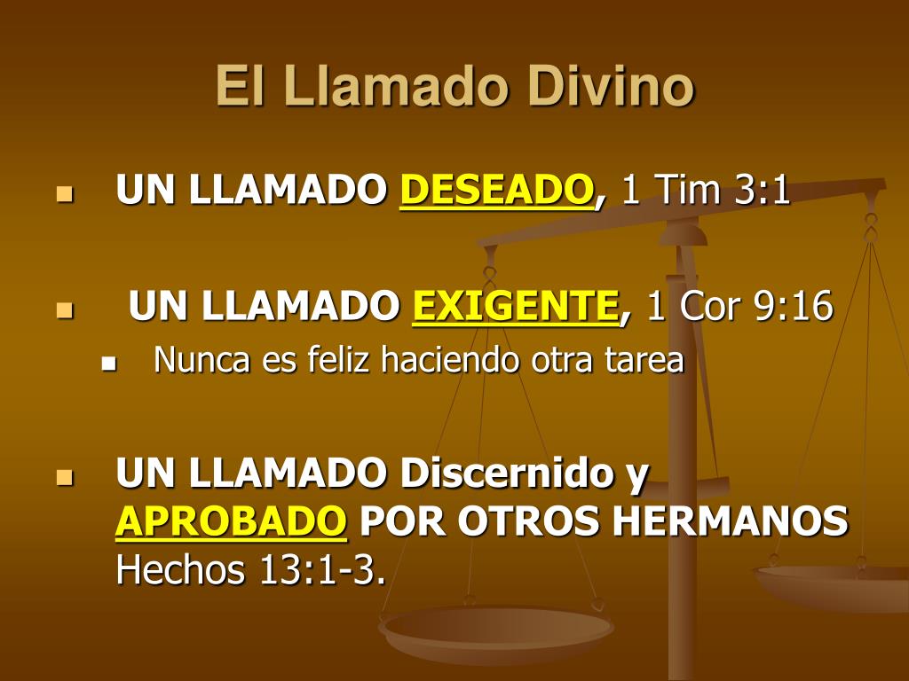 PPT - EL LLAMADO y la Madurez de un Líder Espiritual PowerPoint ...
