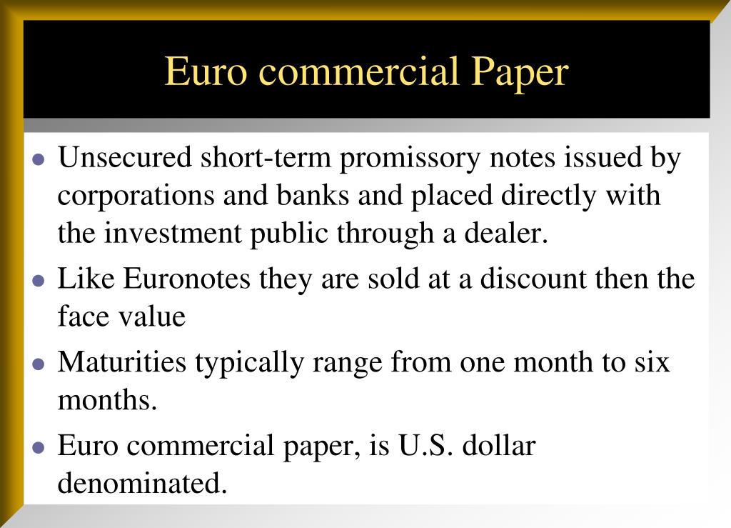 PPT - International Banking, Money Market PowerPoint Presentation, free ...