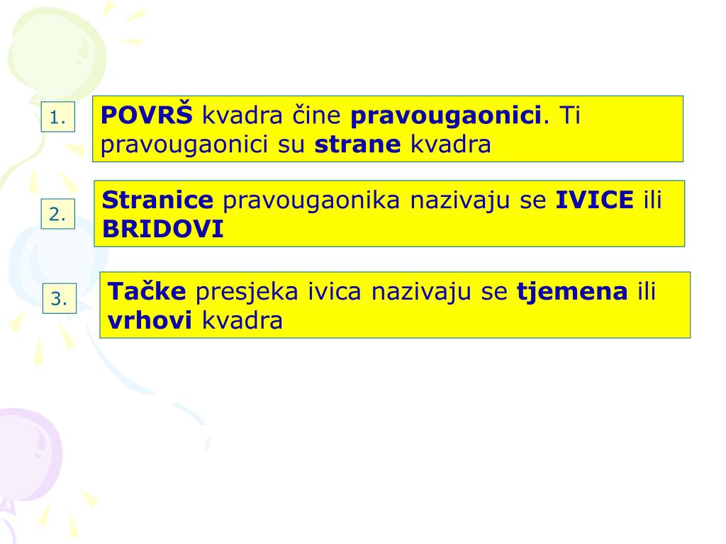 PPT - KVADAR PRAVOUGLI PARALELOPIPED PowerPoint Presentation, free ...
