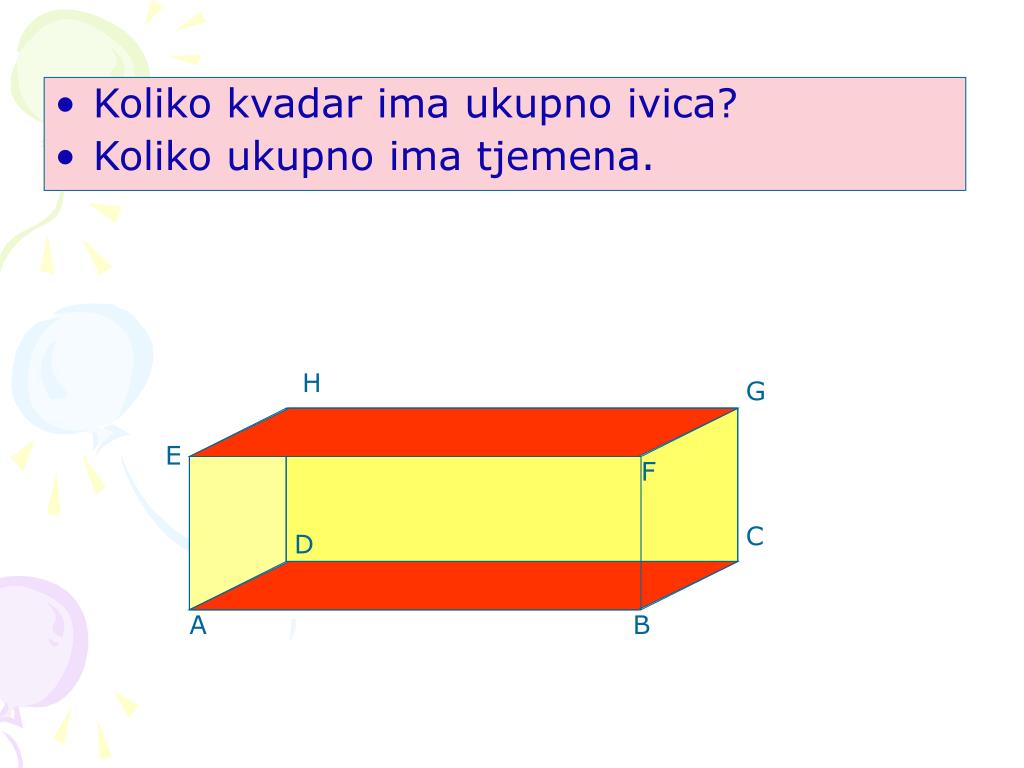 PPT - KVADAR PRAVOUGLI PARALELOPIPED PowerPoint Presentation, free ...