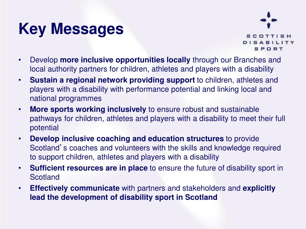 PPT - Scottish Disability Sport Annual General Meeting PowerPoint ...