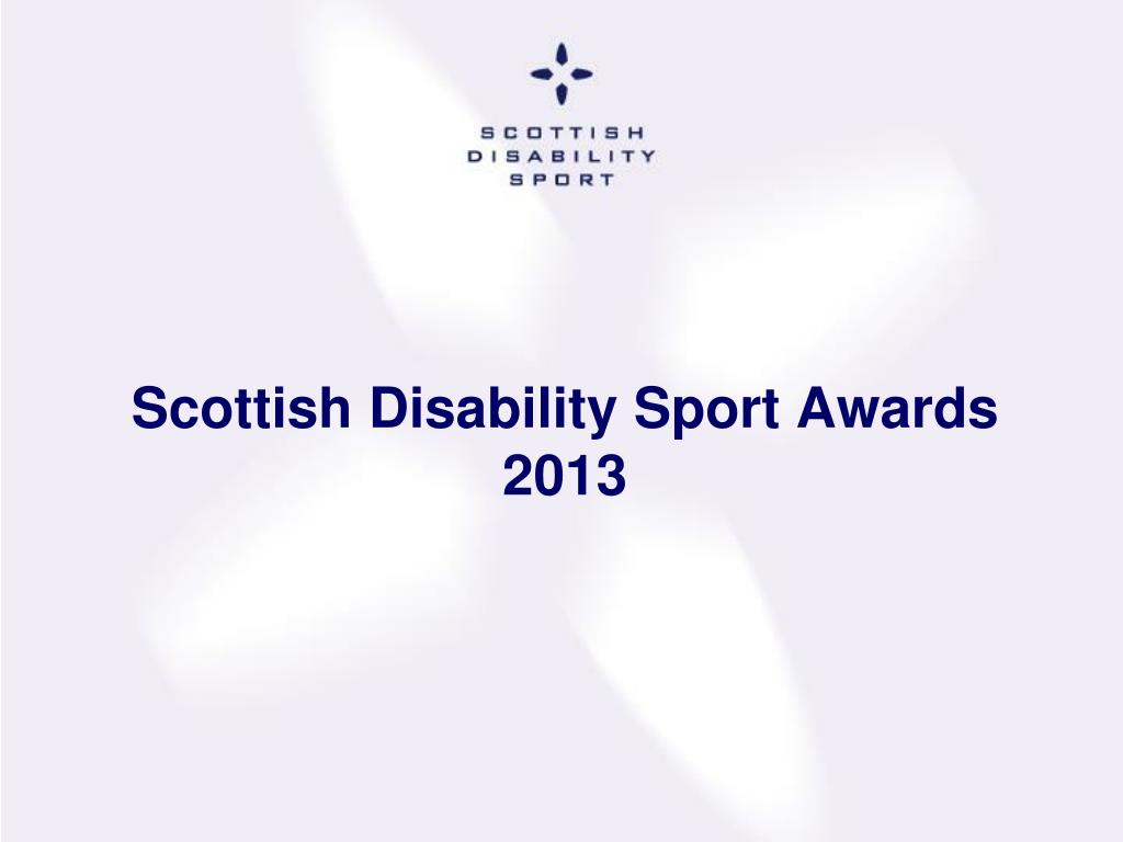 PPT - Scottish Disability Sport Annual General Meeting PowerPoint ...