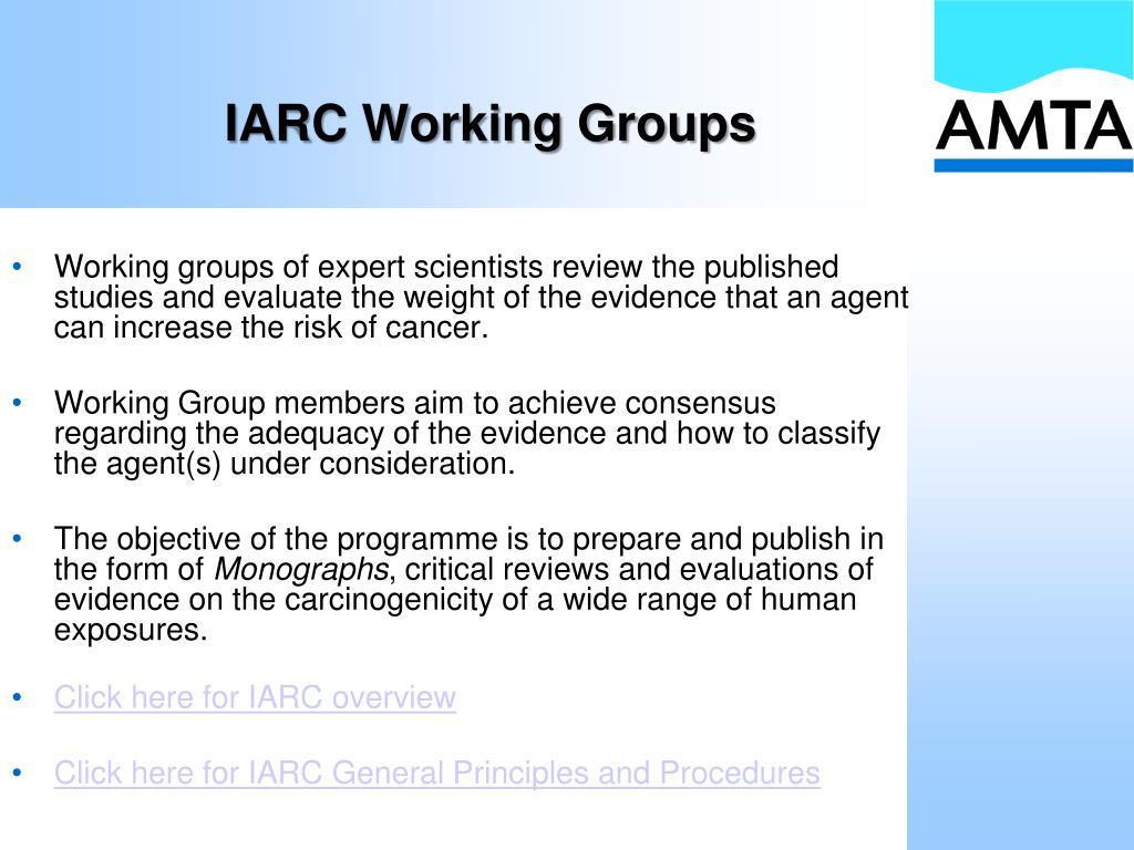 PPT - International Agency for Research on Cancer (IARC) Classification ...