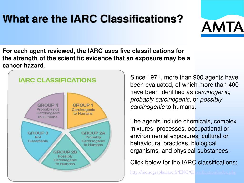 PPT - International Agency for Research on Cancer (IARC) Classification ...