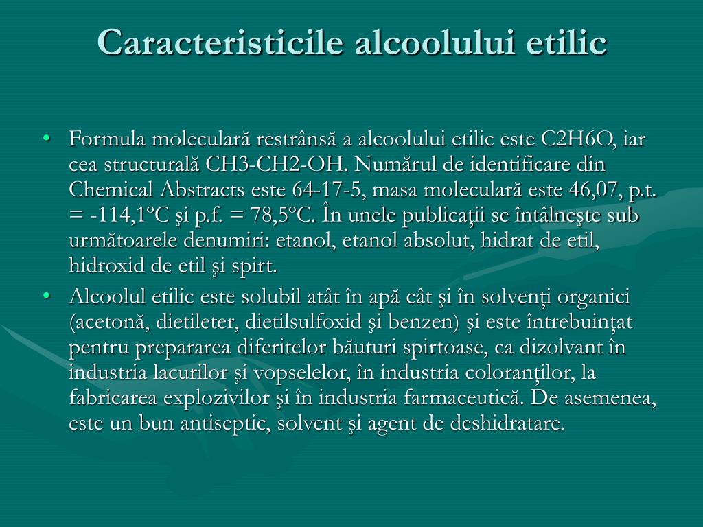PPT - Influen ţa alcoolului etilic asupra organismelor vii PowerPoint ...