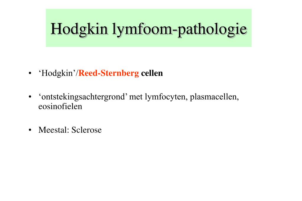 PPT - Hodgkin lymfoom Blok 4 oncologie, oktober 2011 PowerPoint ...