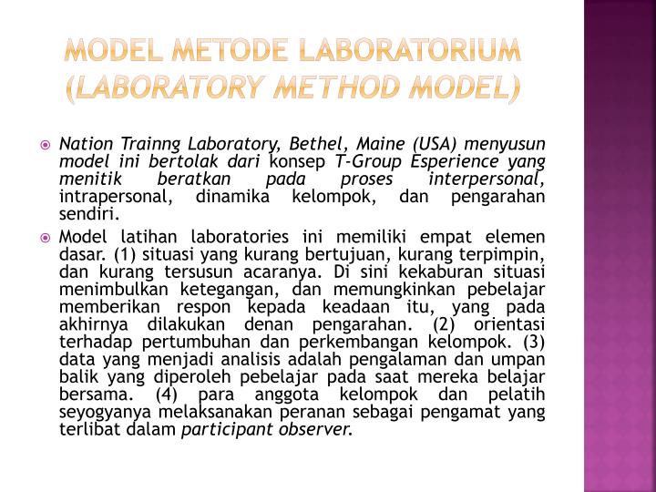 PPT - Model-model pembelajaran PowerPoint Presentation - ID:3509635