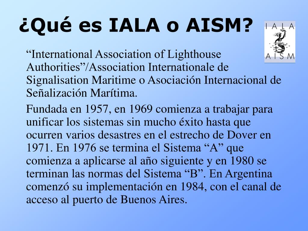 PPT - BALIZAMIENTO IALA en el Río de la Plata PowerPoint Presentation ...