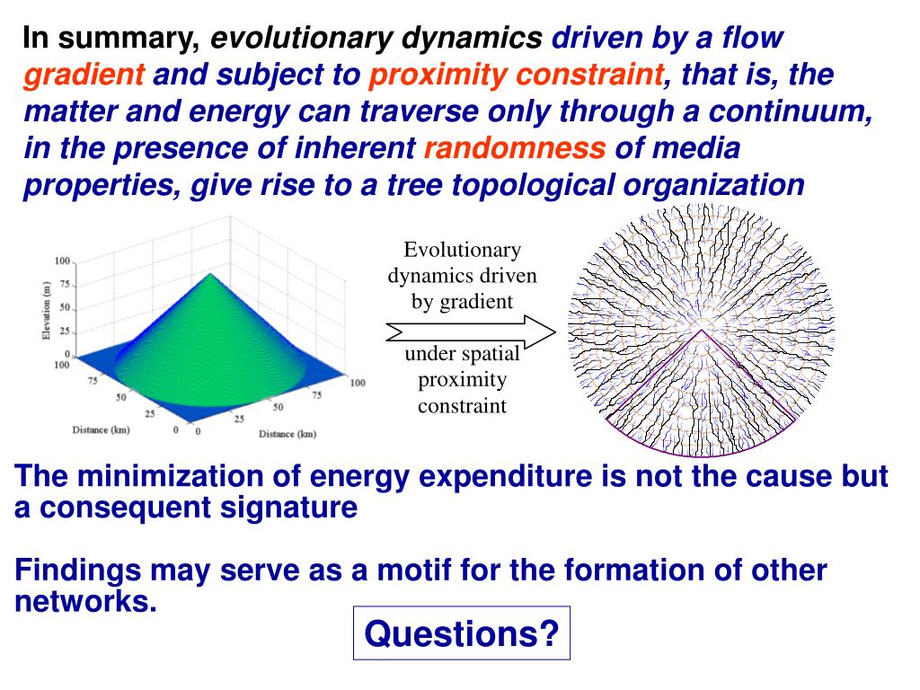 PPT - River networks as emergent characteristics of open dissipative ... PPT - River networks as emergent characteristics of open dissipative ...