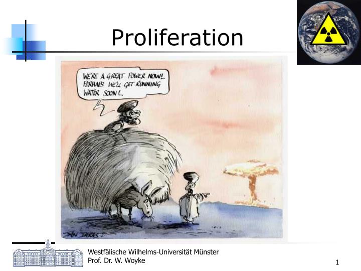 Proliferation Financing