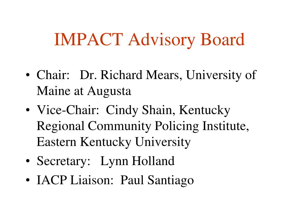 PPT - I.A.C.P. International Managers of Police Academy and College ...