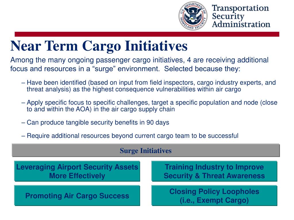 PPT - Air Cargo Americas Congress & Exhibition 2006: TSA Cargo Security ...