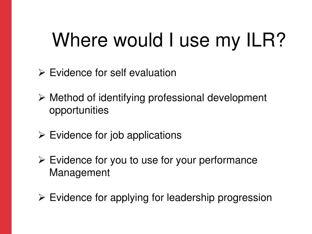PPT - Individual Leadership Review (ILR) Matrix Guide PowerPoint ...