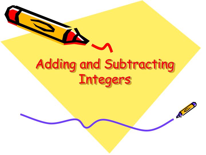 PPT - Adding and Subtracting Integers PowerPoint Presentation, free ... PPT - Adding and Subtracting Integers PowerPoint Presentation, free ...