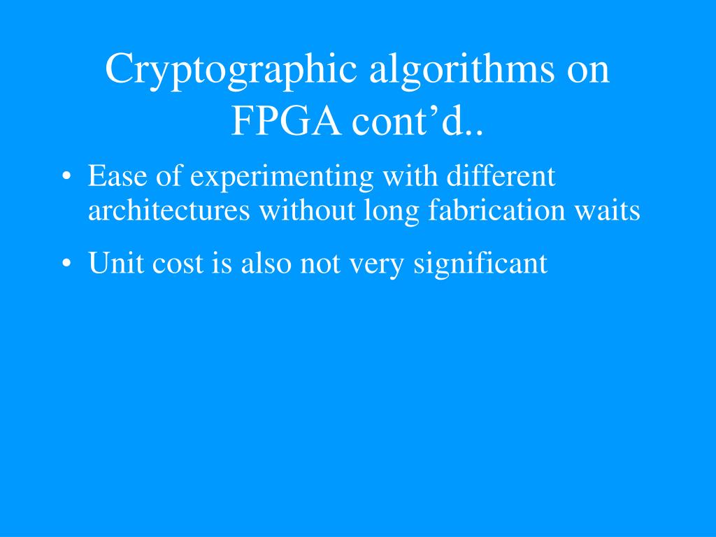 Ppt A Compact And Efficient Fpga Implementation Of Des Algorithm Powerpoint Presentation Id