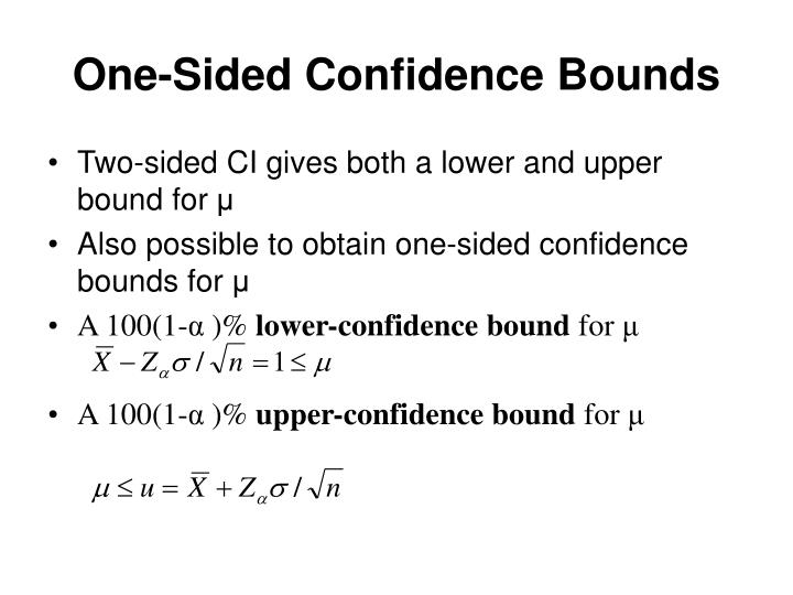 PPT - Statistical Intervals for a Single Sample PowerPoint Presentation ...