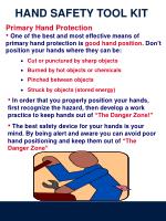 PPT - Five Toolbox Topics on Hand Safety PowerPoint Presentation - ID ...