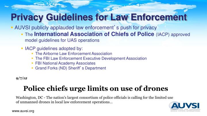 PPT - Privacy and Legal Issues Associated with UAS Operations ...