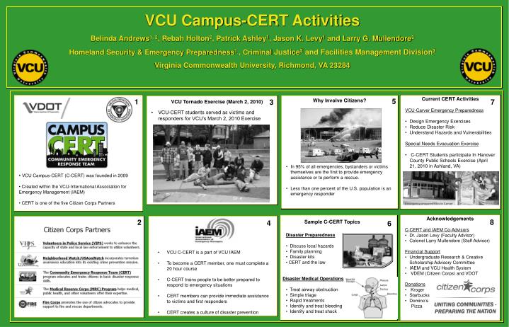 PPT - VCU-CERT students served as victims and responders for VCU’s ...